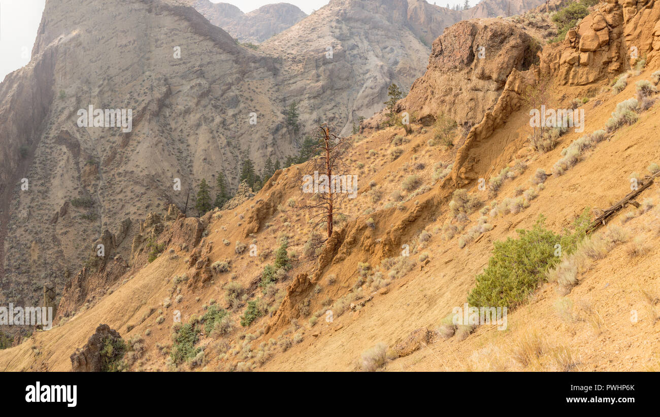 Stunning views of hoodoos and forest fire smoke at Cinnamon Ridge ...