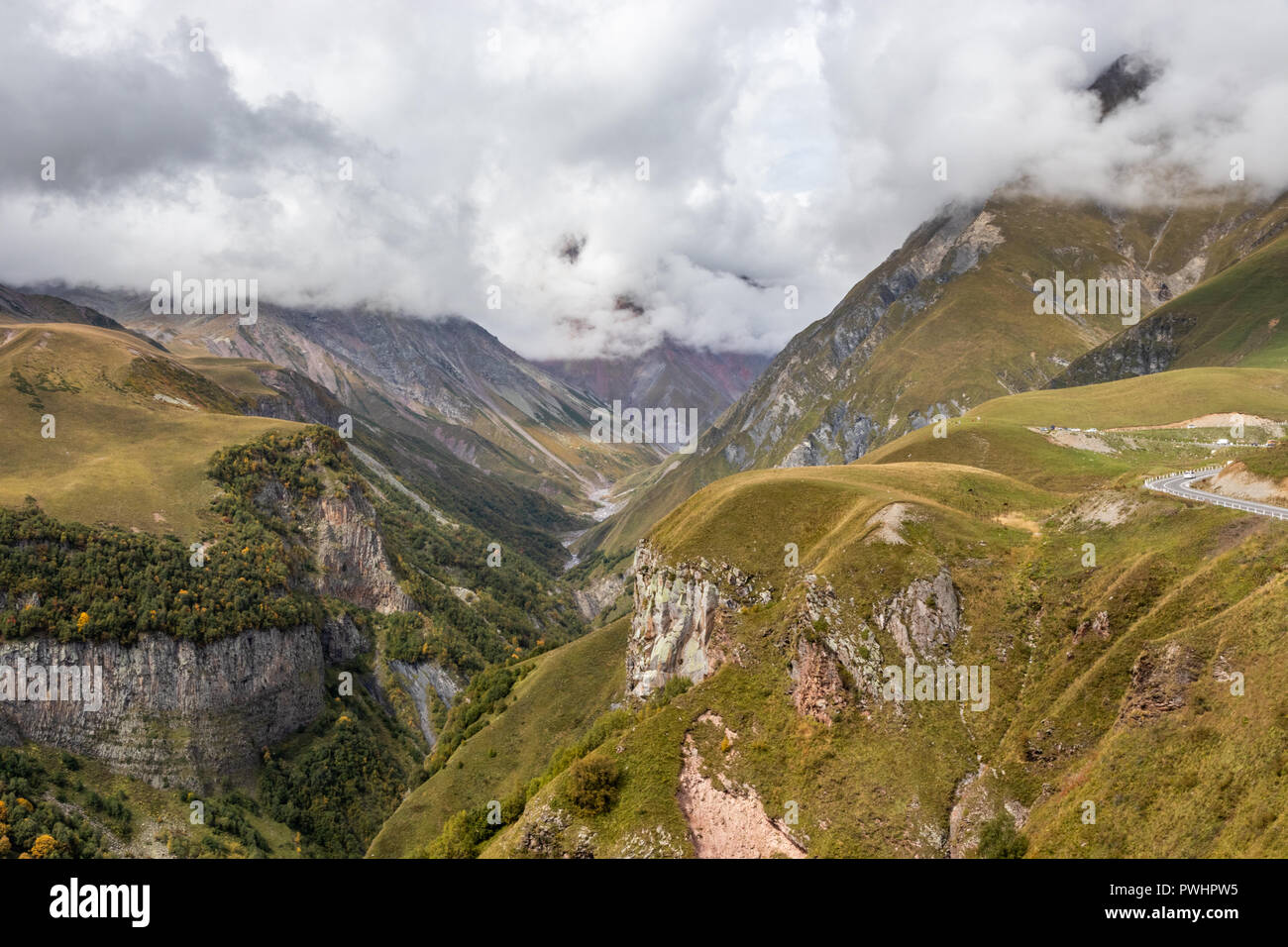 Caucasian mountains hi-res stock photography and images - Alamy