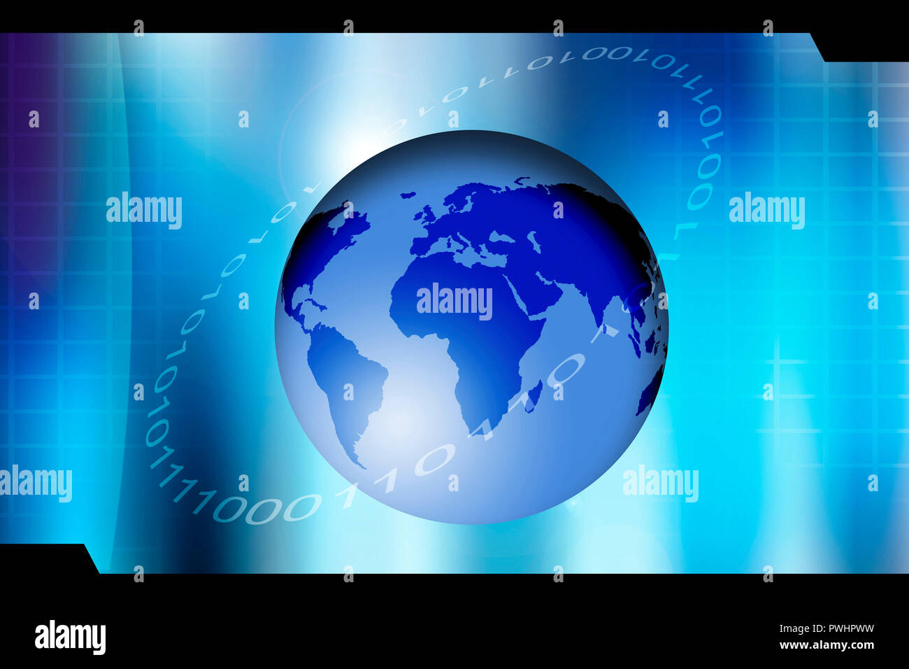 Global internet map hi-res stock photography and images - Alamy