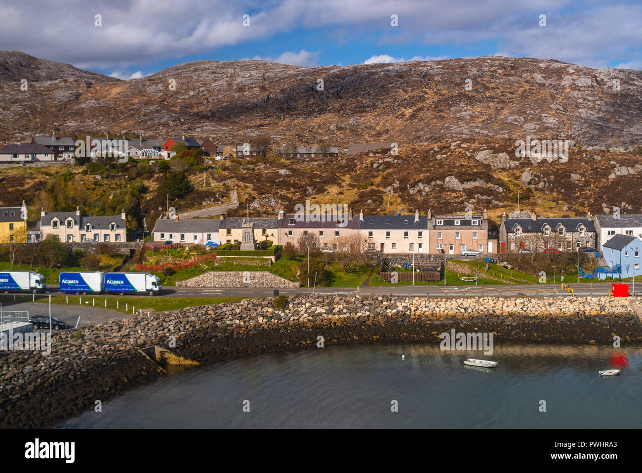 Port of Tarbert, Isle of Harris, Scotland, Uk Stock Photo - Alamy