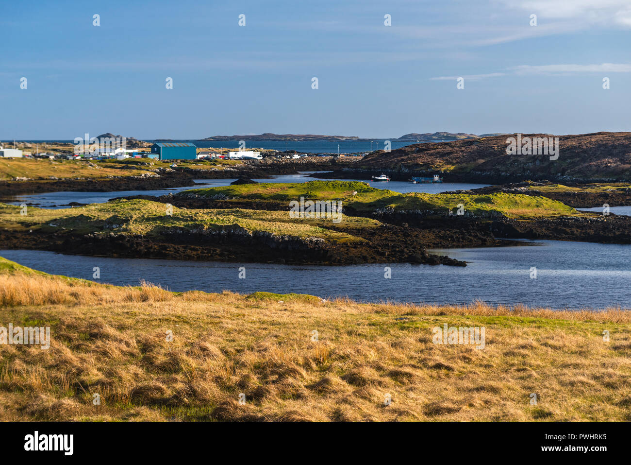 Leverburgh, Isle of Harris, Outer Hebrides, Scotland, Uk Stock Photo ...