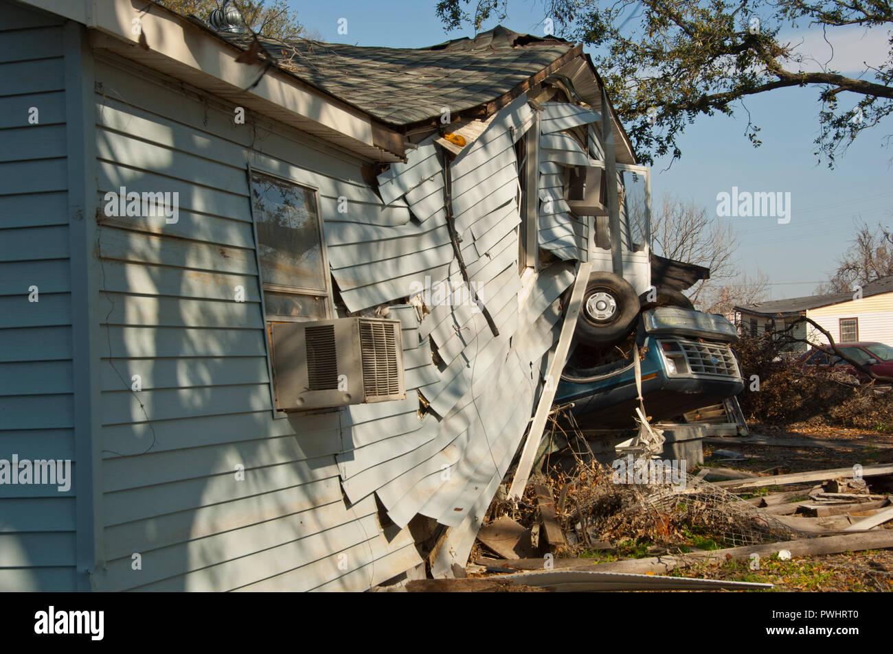 Hurricane damage and destruction Stock Photo - Alamy