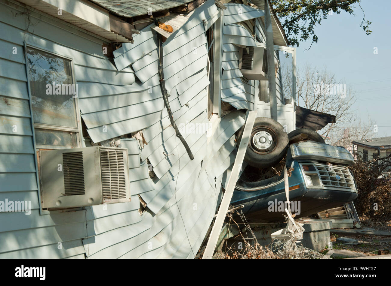 Hurricane damage and destruction Stock Photo - Alamy