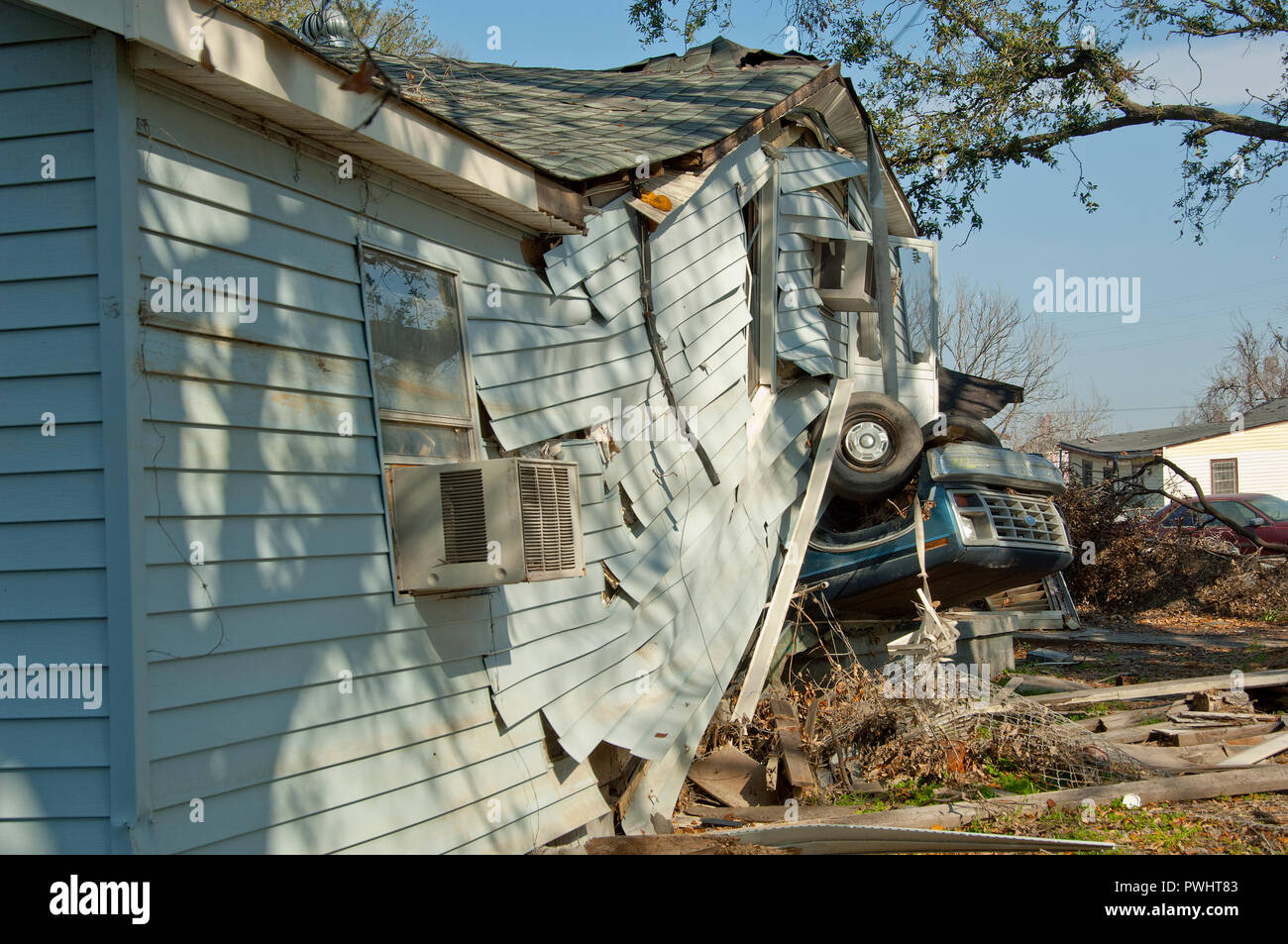 Hurricane damage, Natural Disasters Stock Photo - Alamy