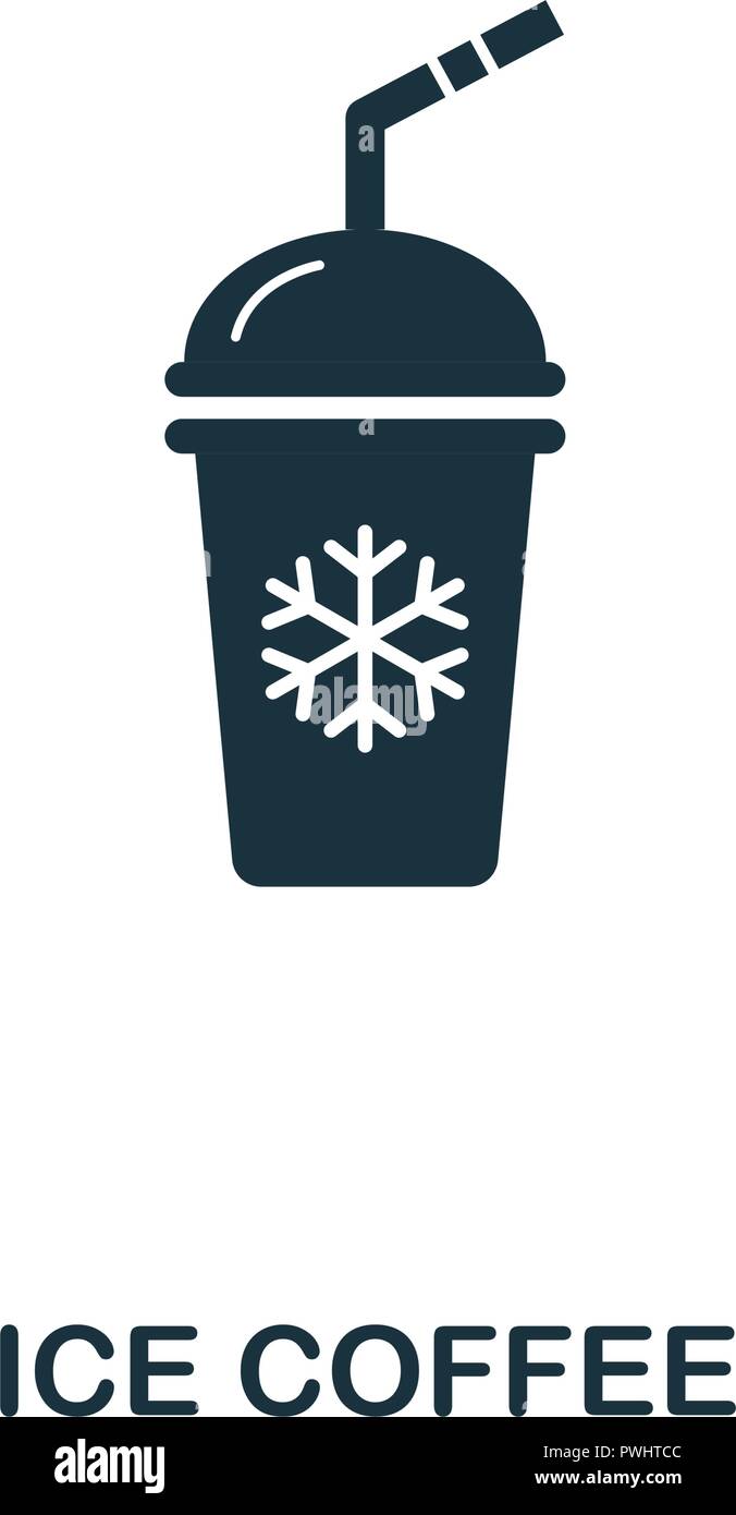 Ice Coffee icon. Premium style design from coffe shop collection. UX ...