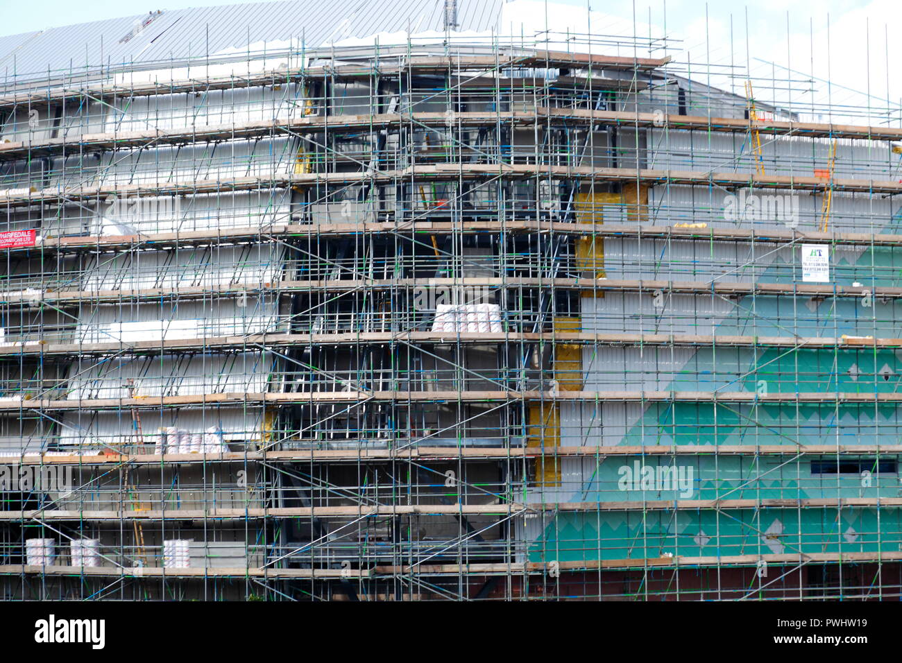 Construction of first direct arena hi-res stock photography and images ...