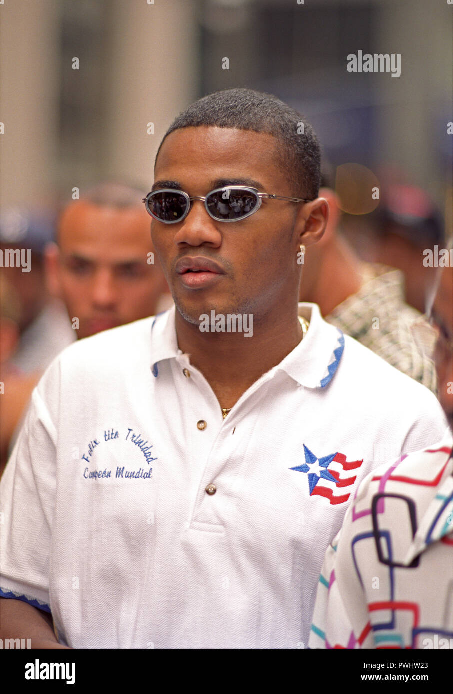 Boxing champion Felix Trinidad at the NYC Puerto Rican Day Parade Stock ...