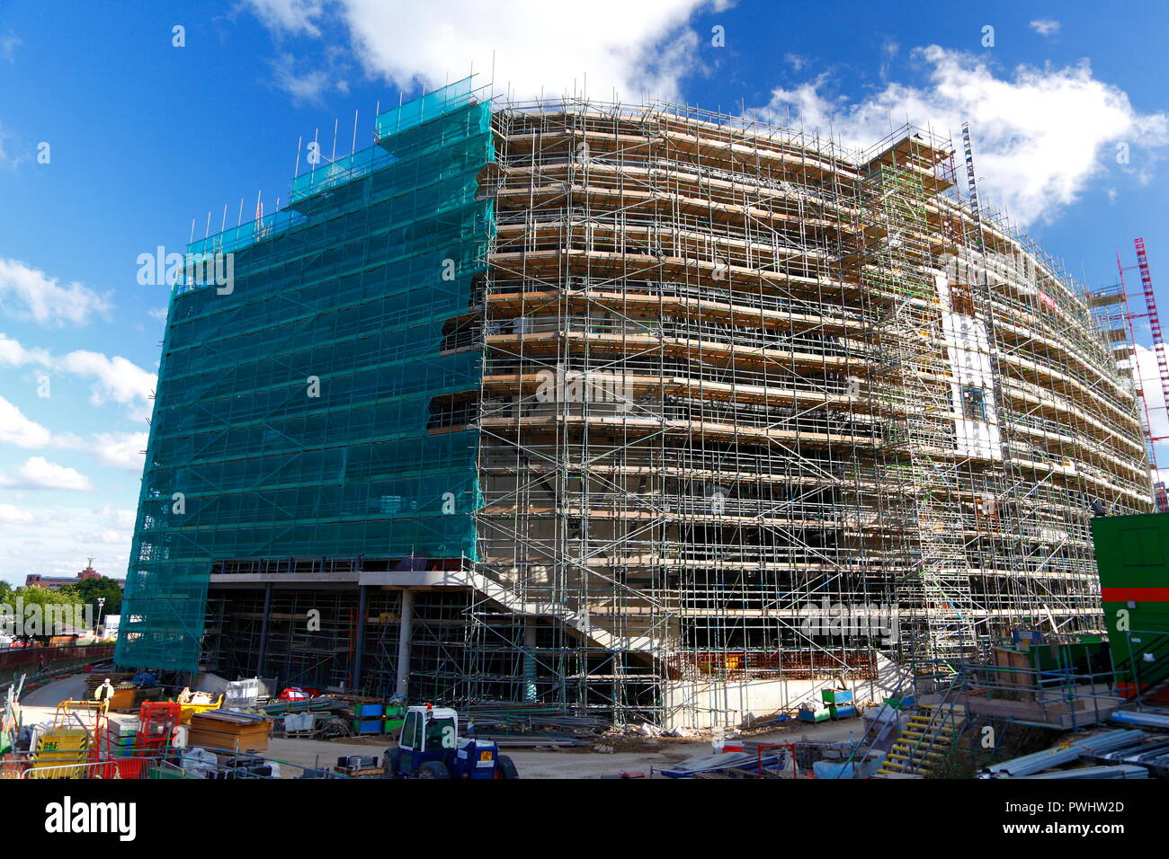 Leeds First Direct Arena Under Construction Stock Photo - Alamy