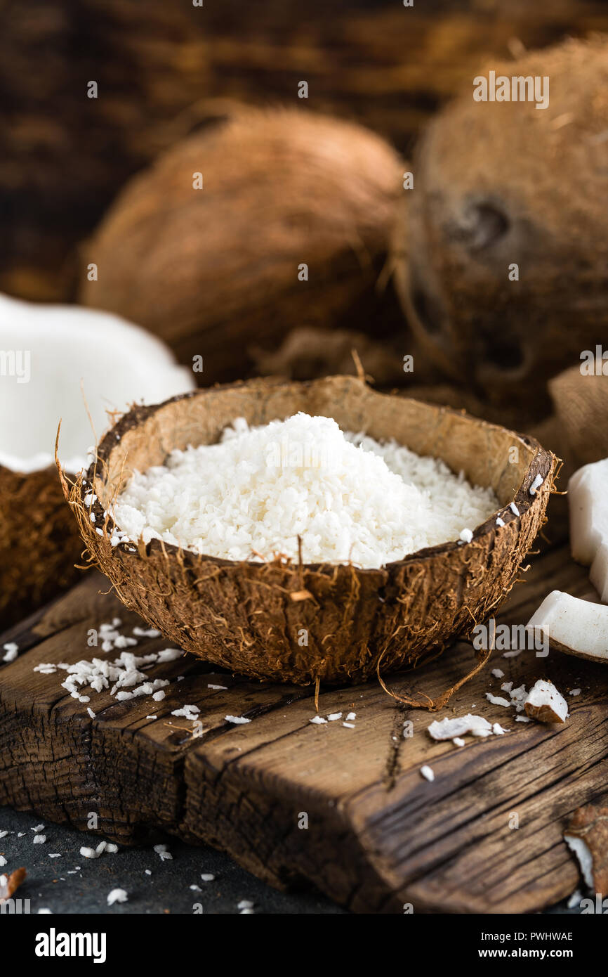 Coconuts and grated coconut hi-res stock photography and images - Alamy