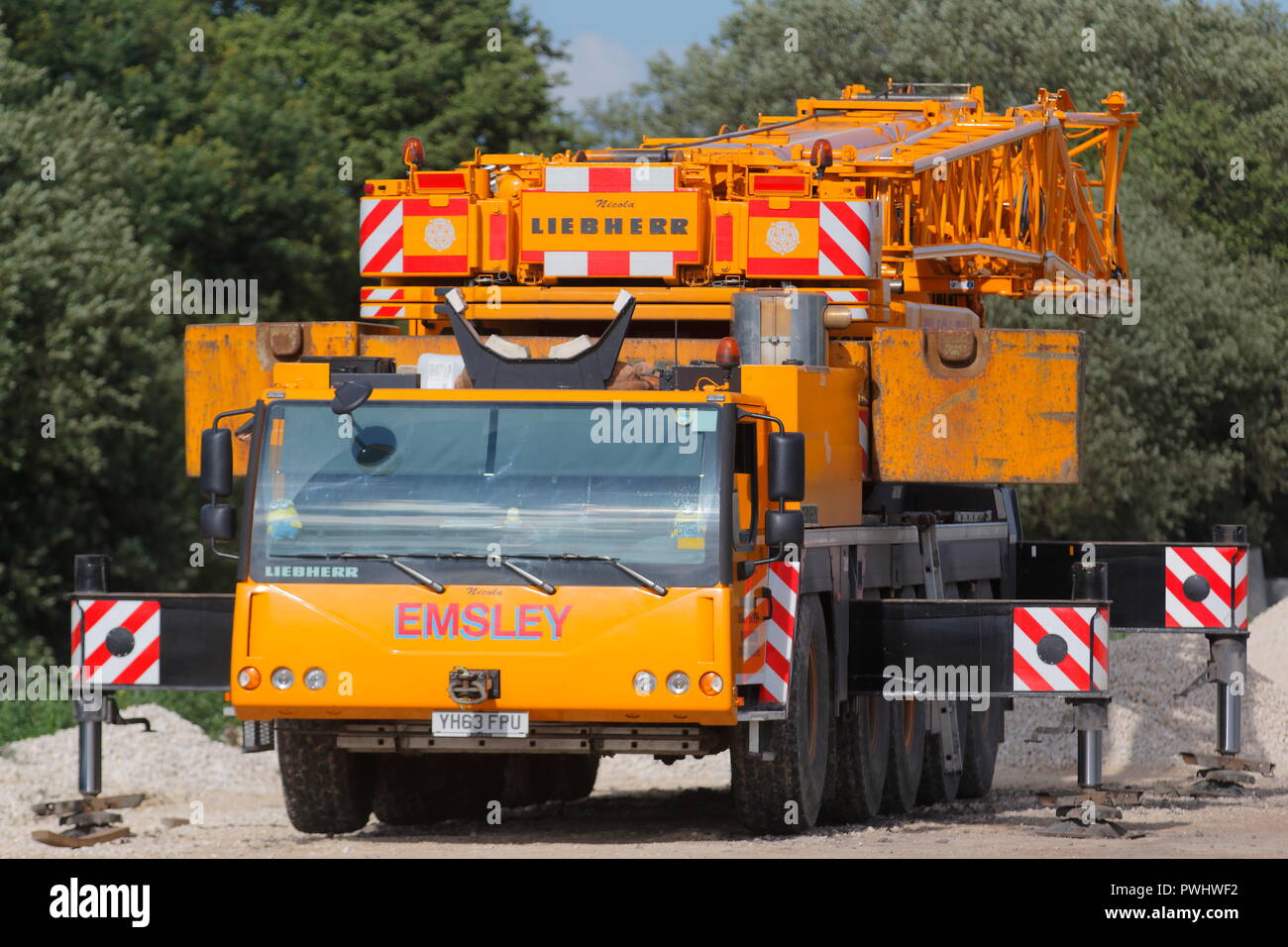 Liebherr mobile crane hi-res stock photography and images - Alamy