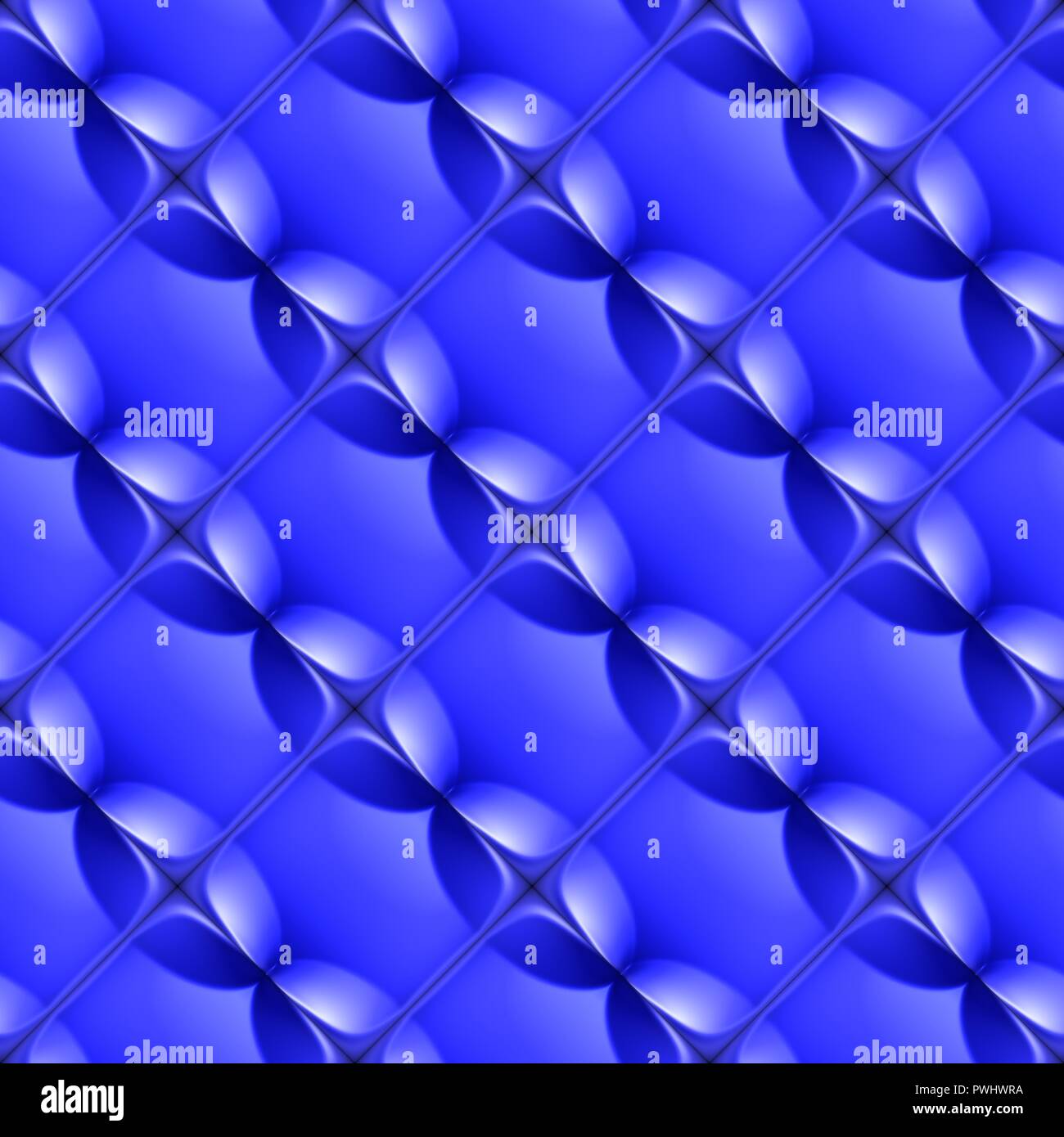 3D effect seamless background, blue wallpaper decoration pattern Stock ...