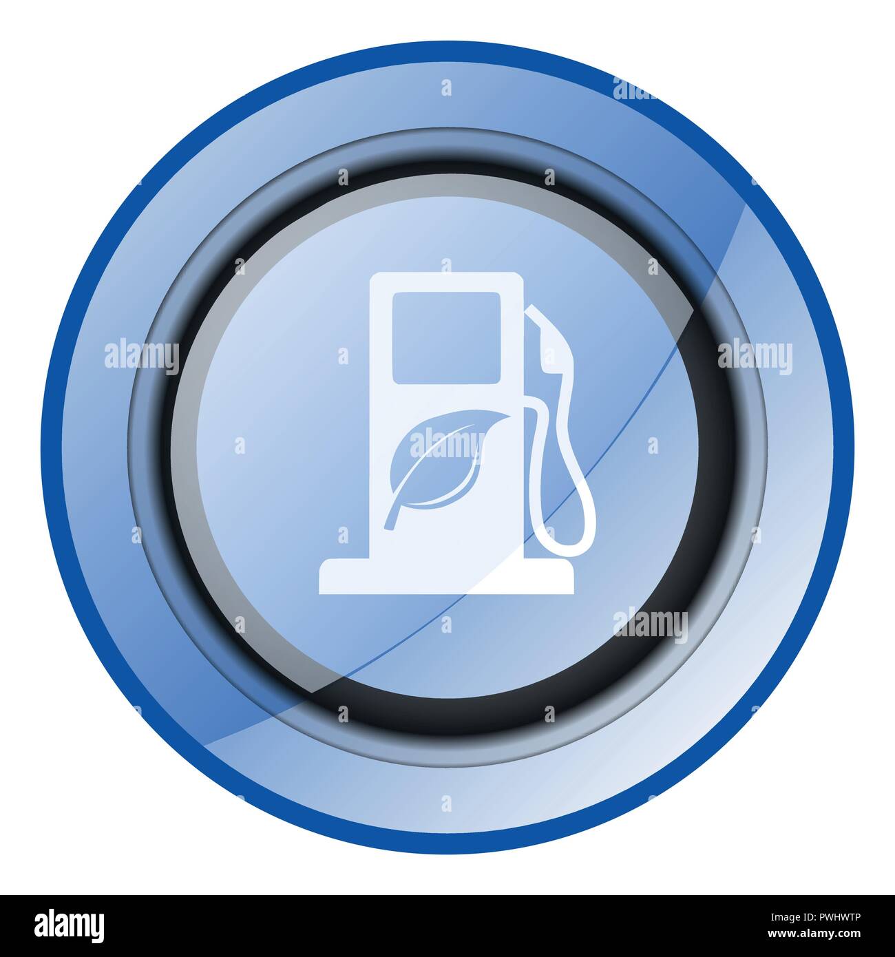 renewable biofuel ethanol blue vector icon Stock Vector Image & Art - Alamy