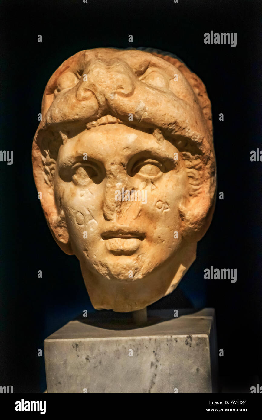 Alexander The Great Statue Head