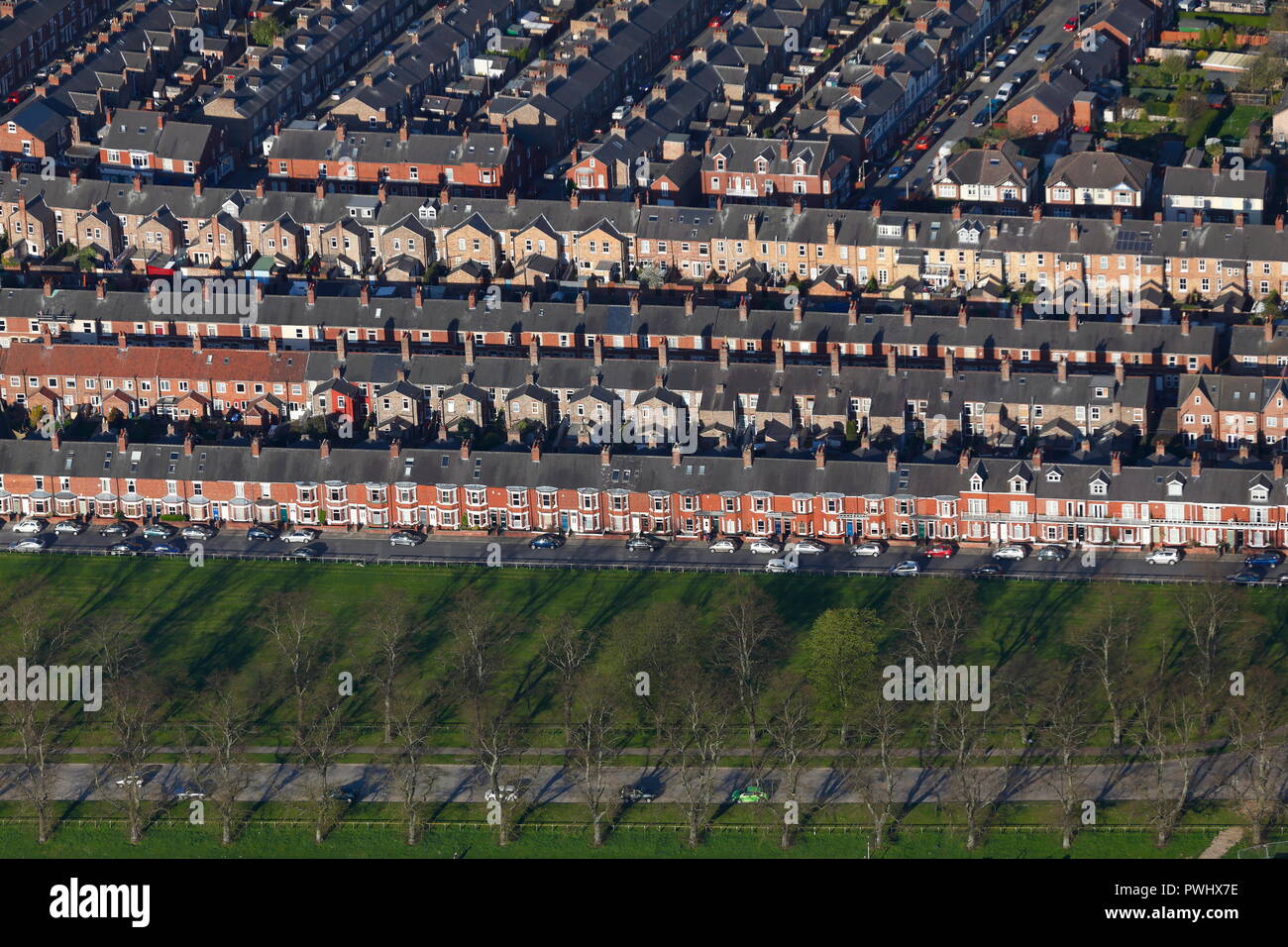 A housing estate from above, York, North Yorkshire Stock Photo - Alamy