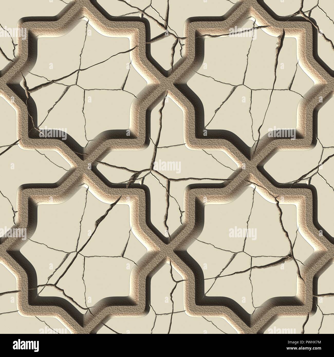 3D effect seamless background, stone wallpaper decoration pattern Stock ...