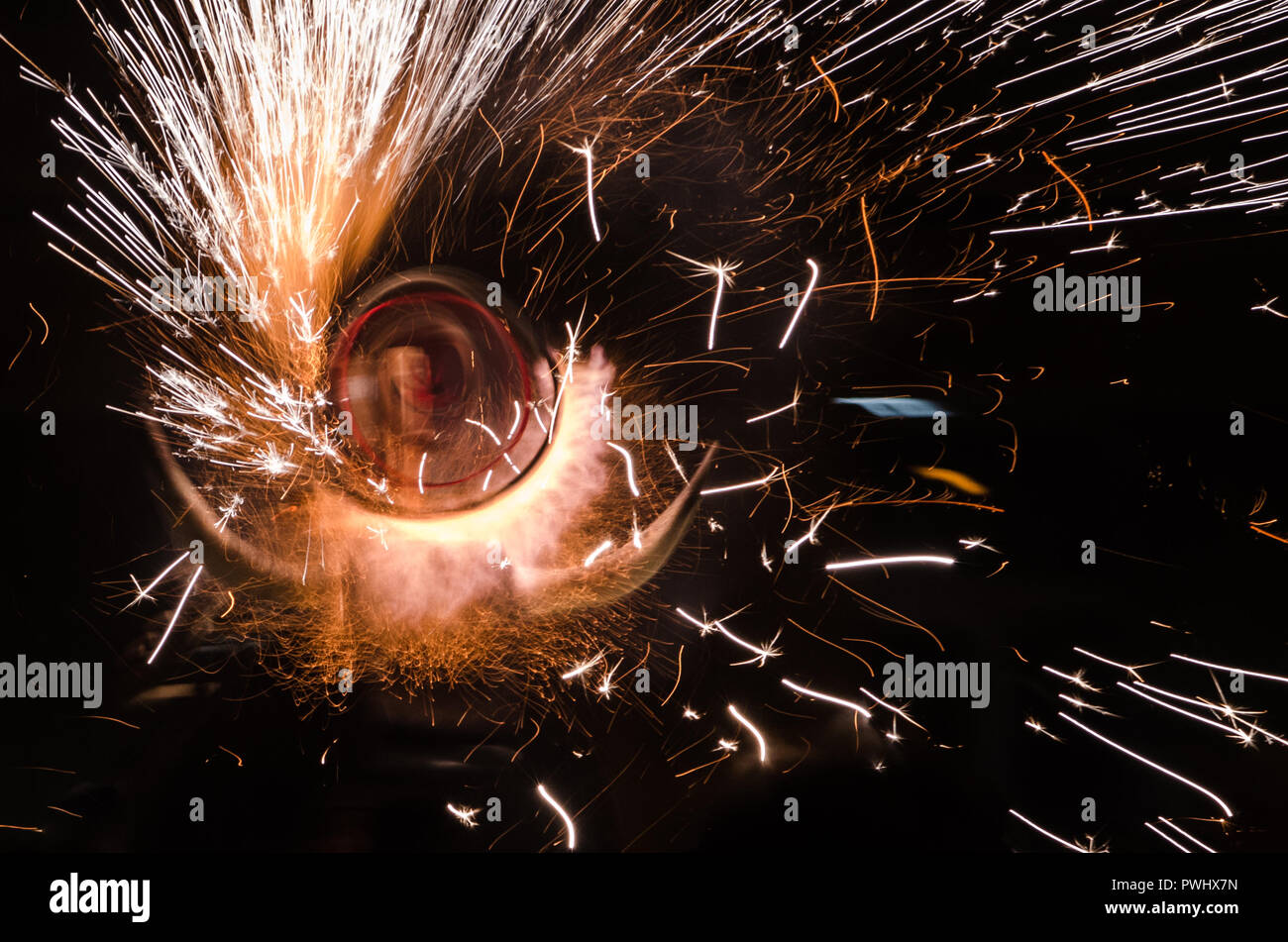 firework bull race Stock Photo - Alamy