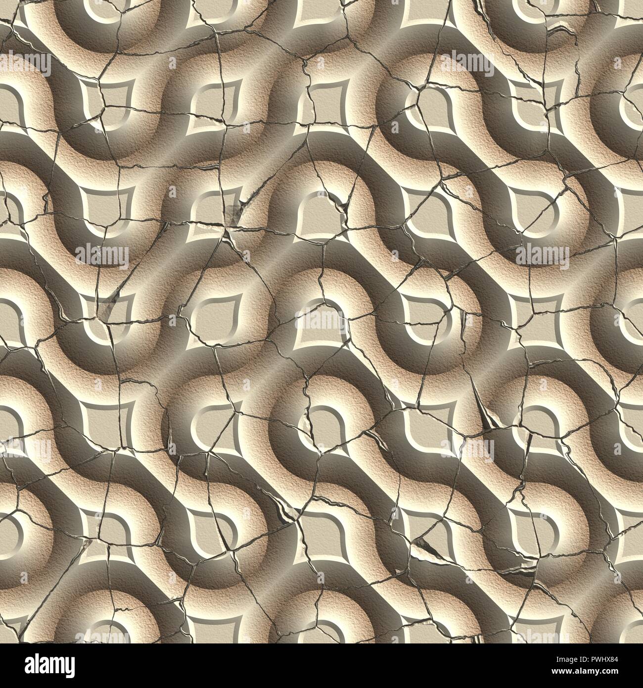 3D effect seamless background, stone wallpaper decoration pattern Stock ...