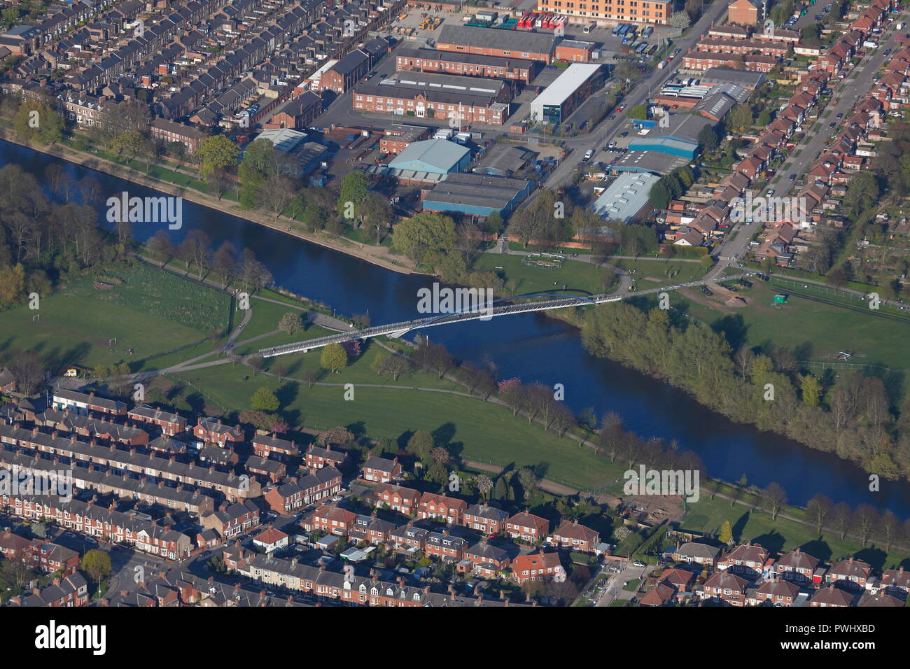 The millennium bridge york hi-res stock photography and images - Alamy
