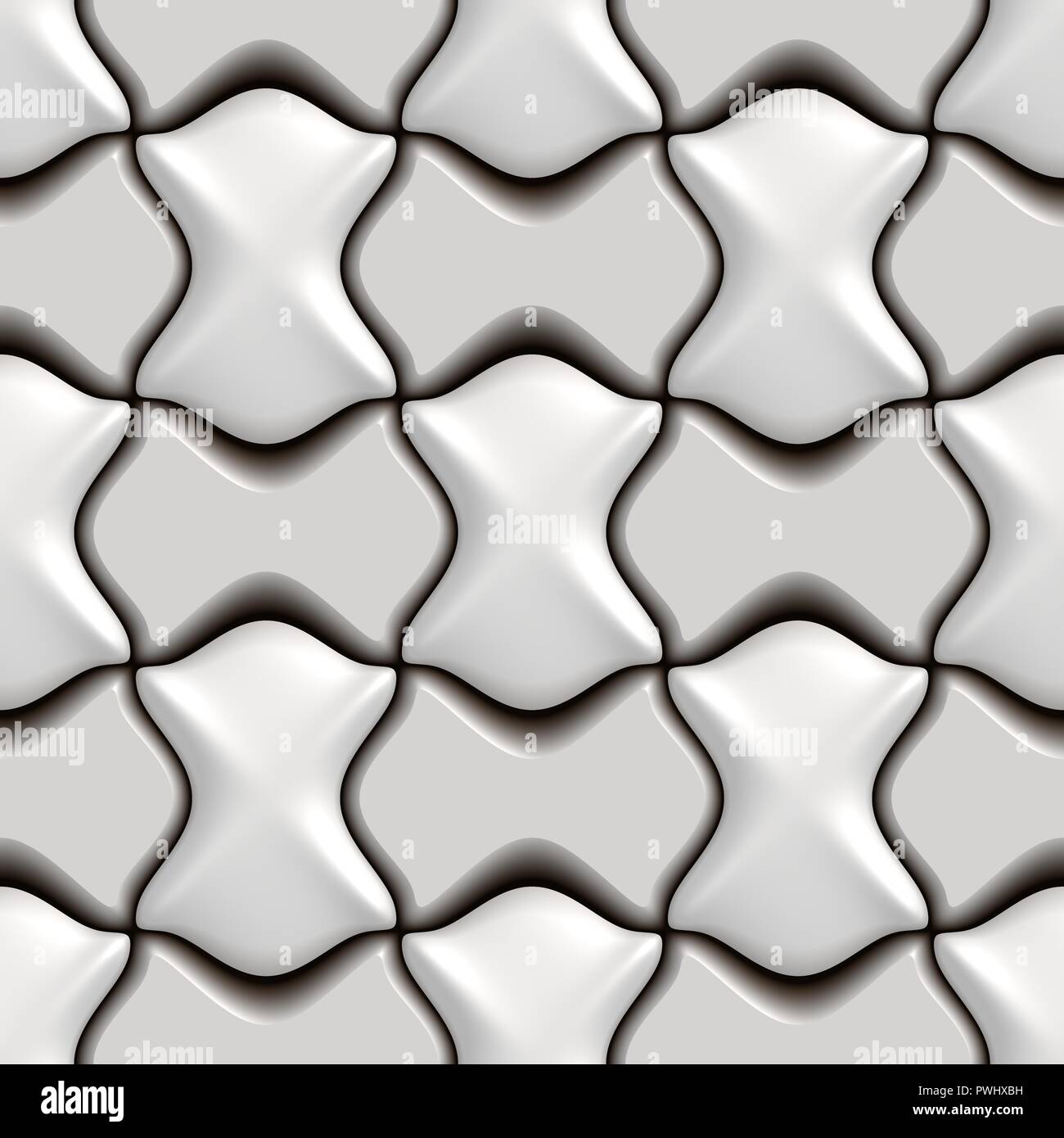 3D effect seamless background, wallpaper decoration pattern Stock Photo ...