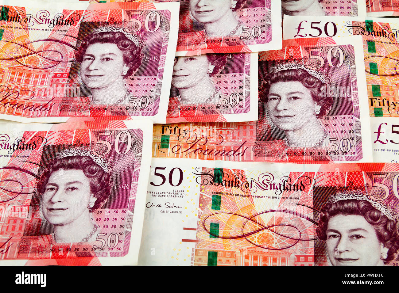 British Fifty Pound Notes Are Here To Stay Stock Photo - Alamy