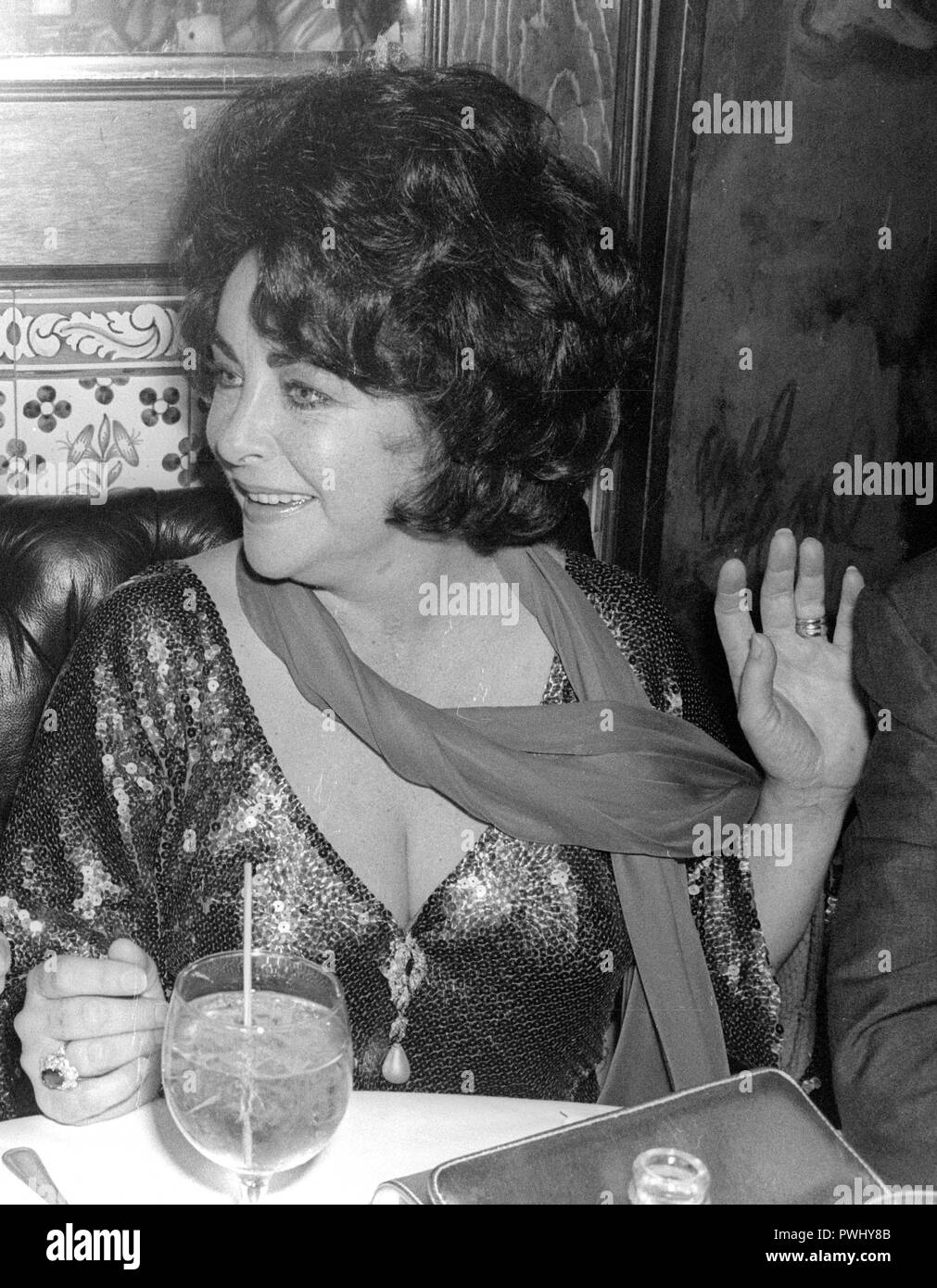 Elizabeth Taylor 1978 Photo By Adam Scull/PHOTOlink/MediaPunch Stock ...