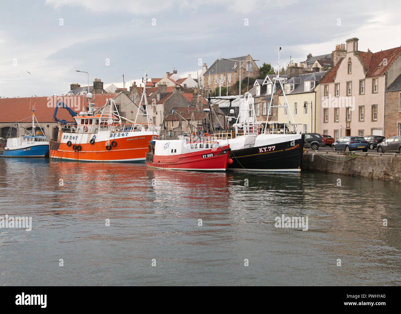 The harbour at Pittenweem in Fife, Scotland Stock Photo - Alamy