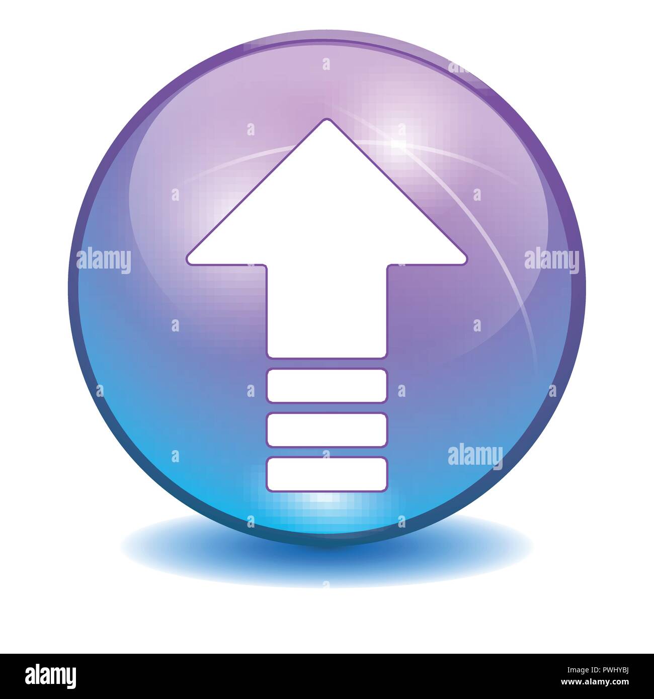 Download and upload button vector Stock Vector Image & Art - Alamy