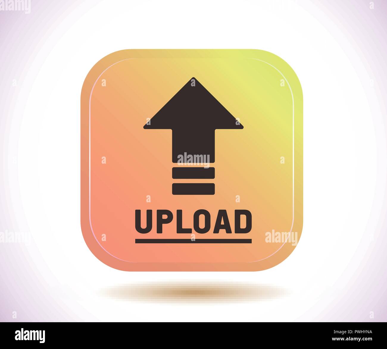 Download and upload button vector Stock Vector Image & Art - Alamy