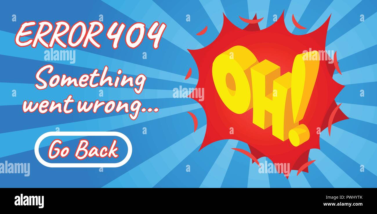 Something went wrong hi-res stock photography and images - Alamy