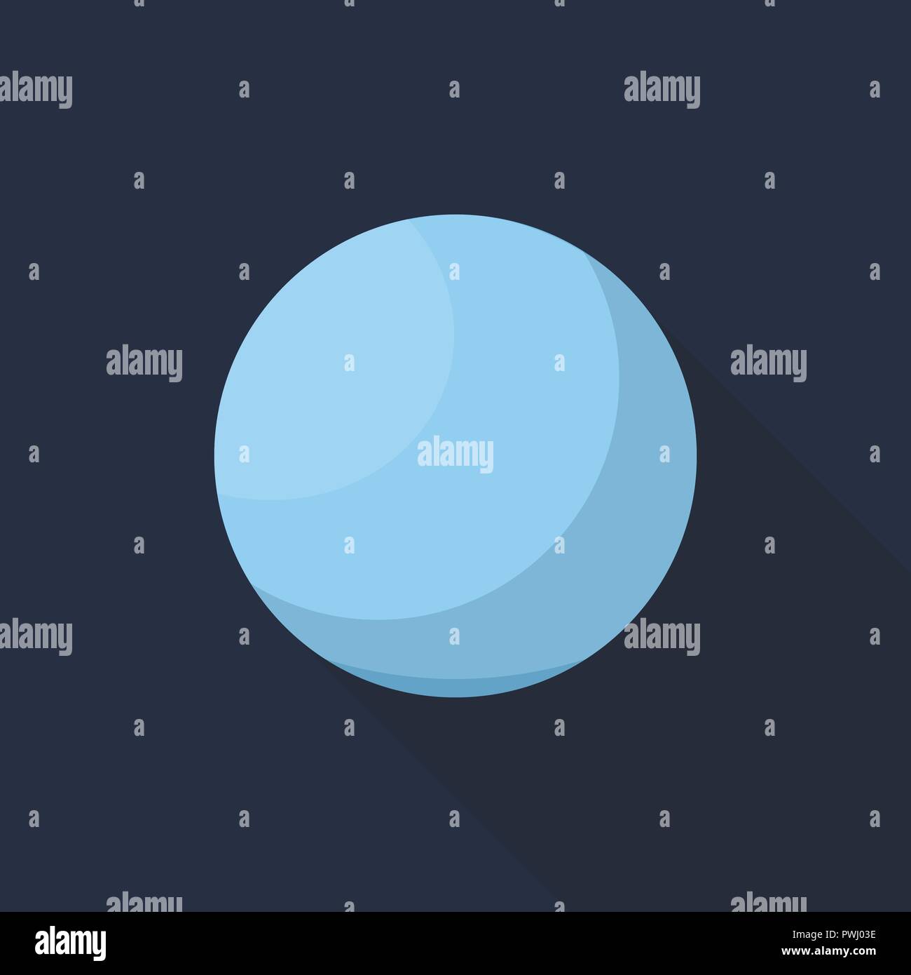 Uranus planet icon, flat style Stock Vector Image & Art - Alamy