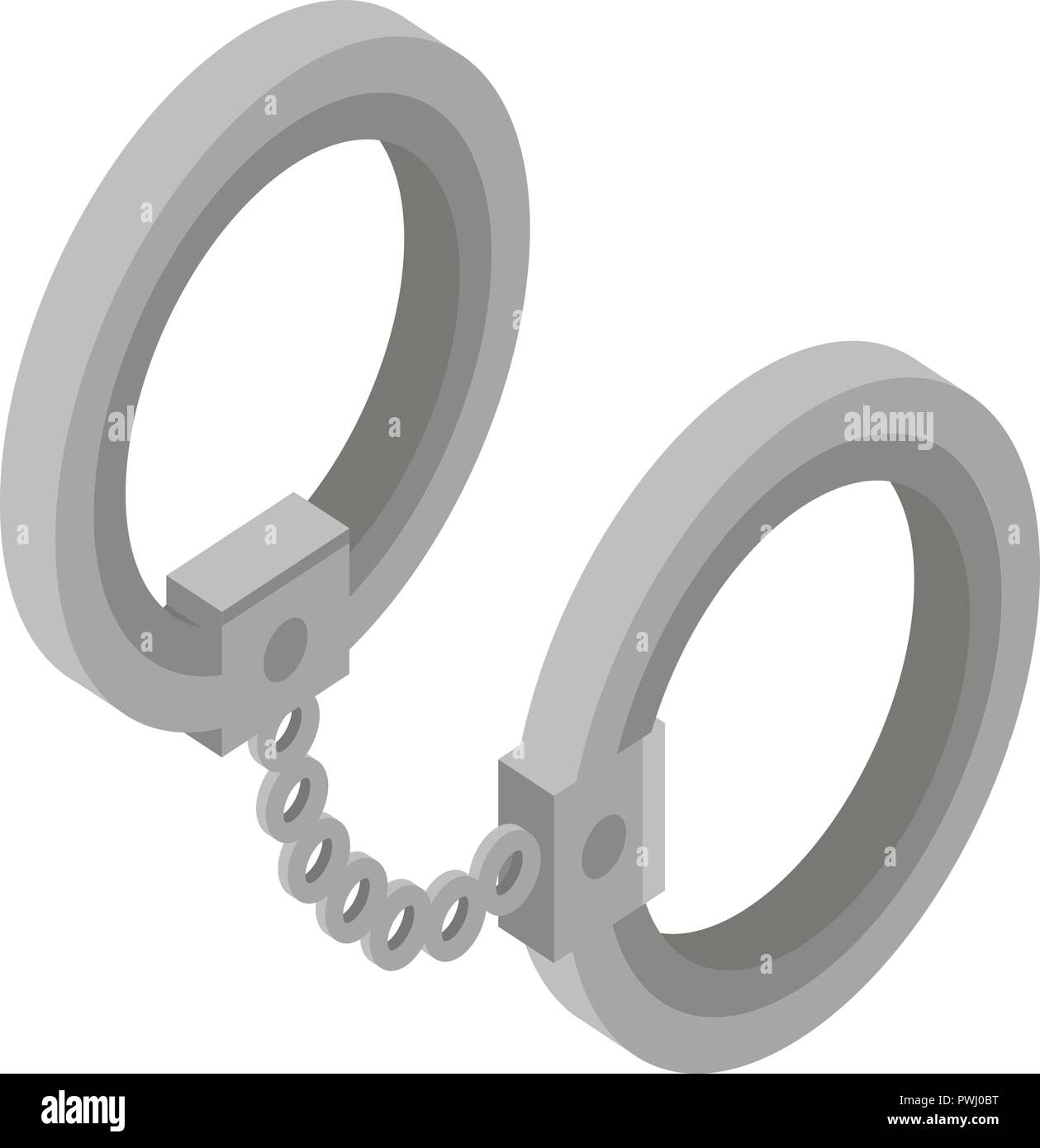 3d handcuff icon hi-res stock photography and images - Alamy