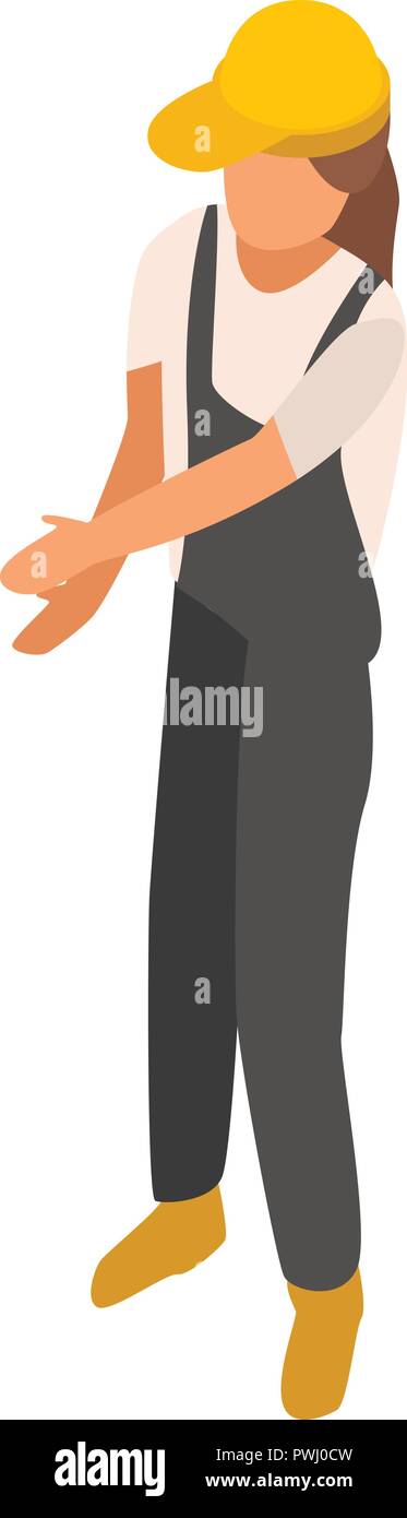 Worker helmet holding construction plan Stock Vector Images - Alamy