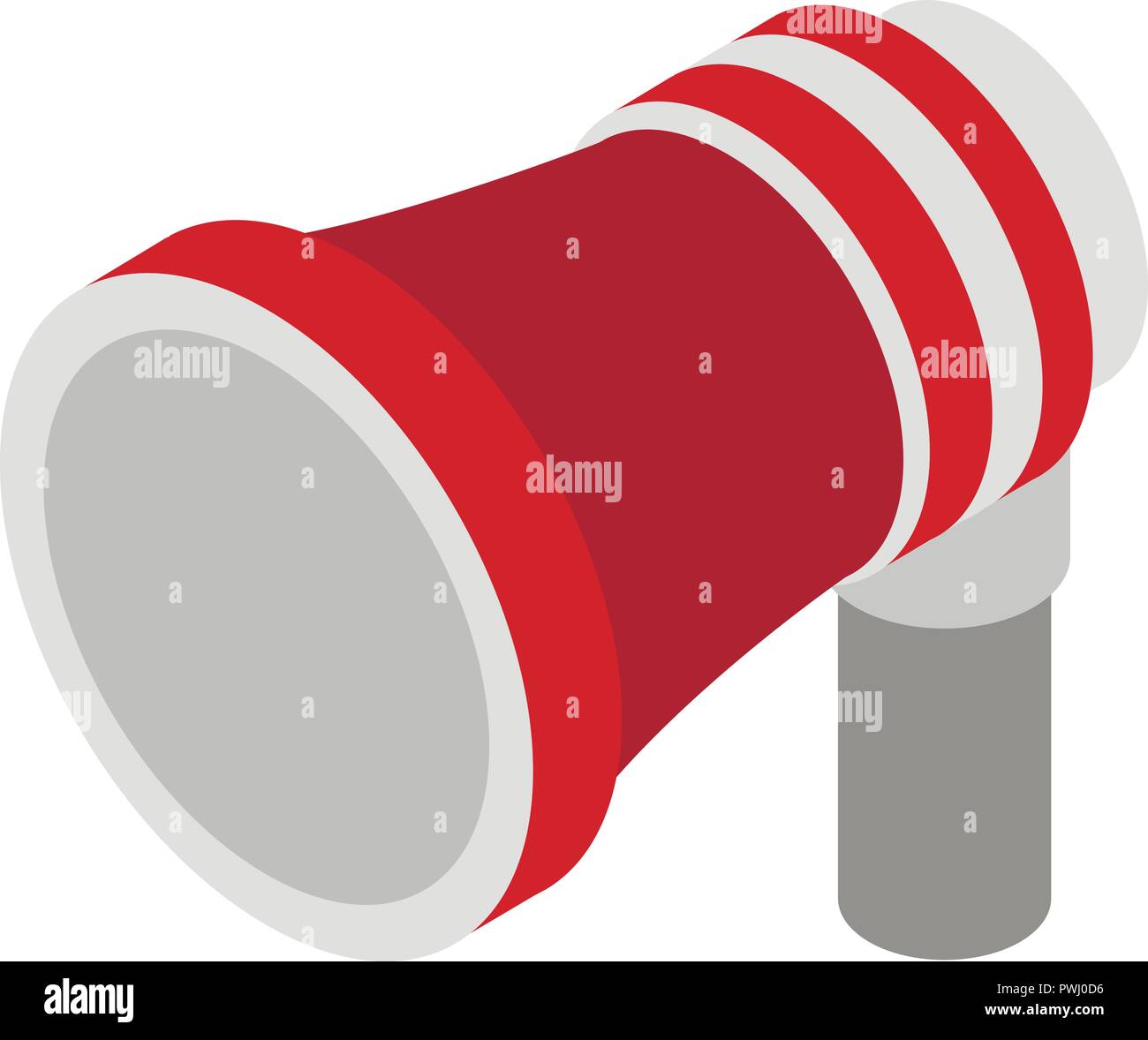 Hand speaker icon, isometric style Stock Vector Image & Art - Alamy