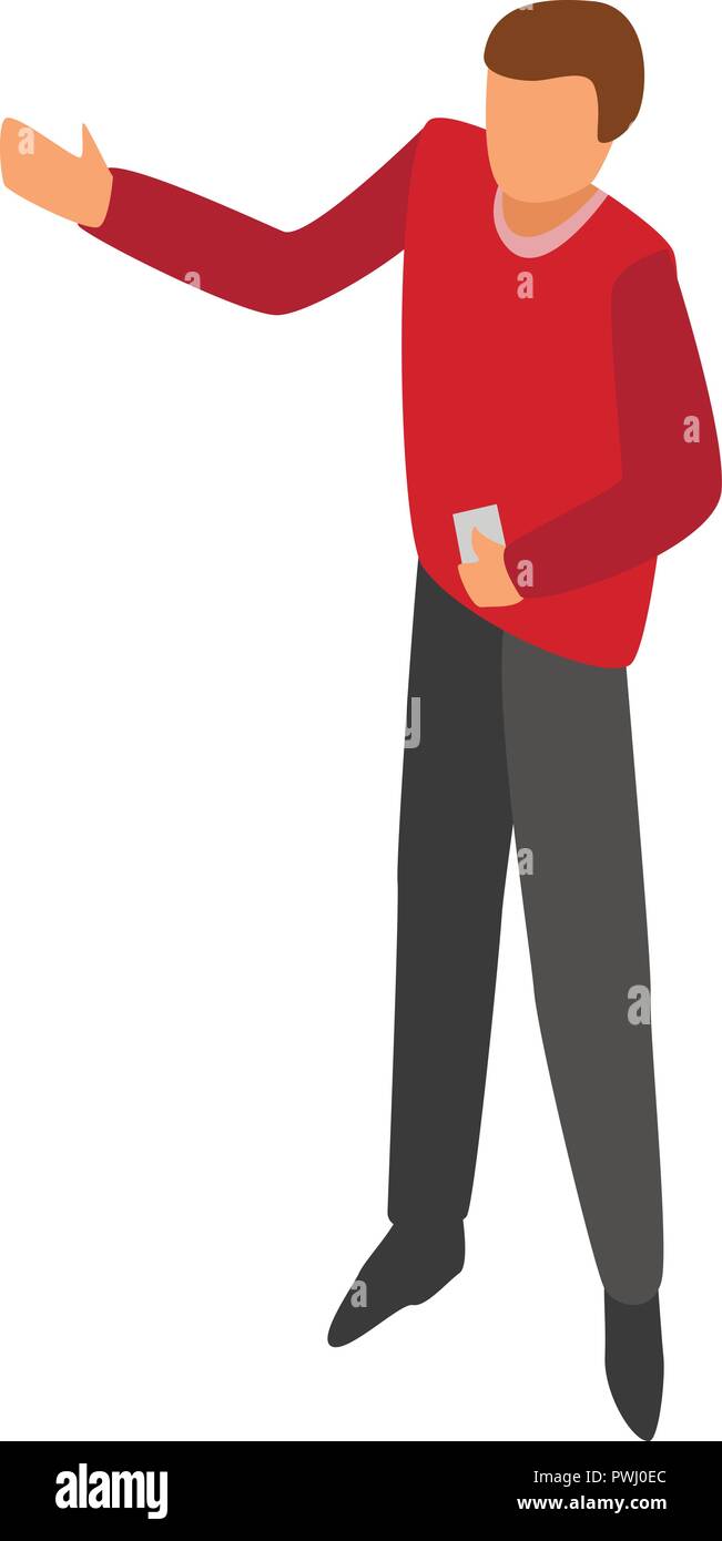 Man happy meeting startup Stock Vector Images - Alamy