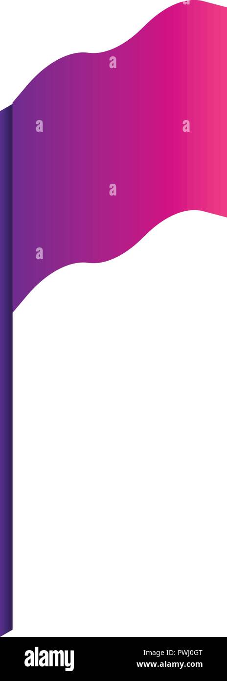 Gradient flag icon, isometric style Stock Vector Image & Art - Alamy