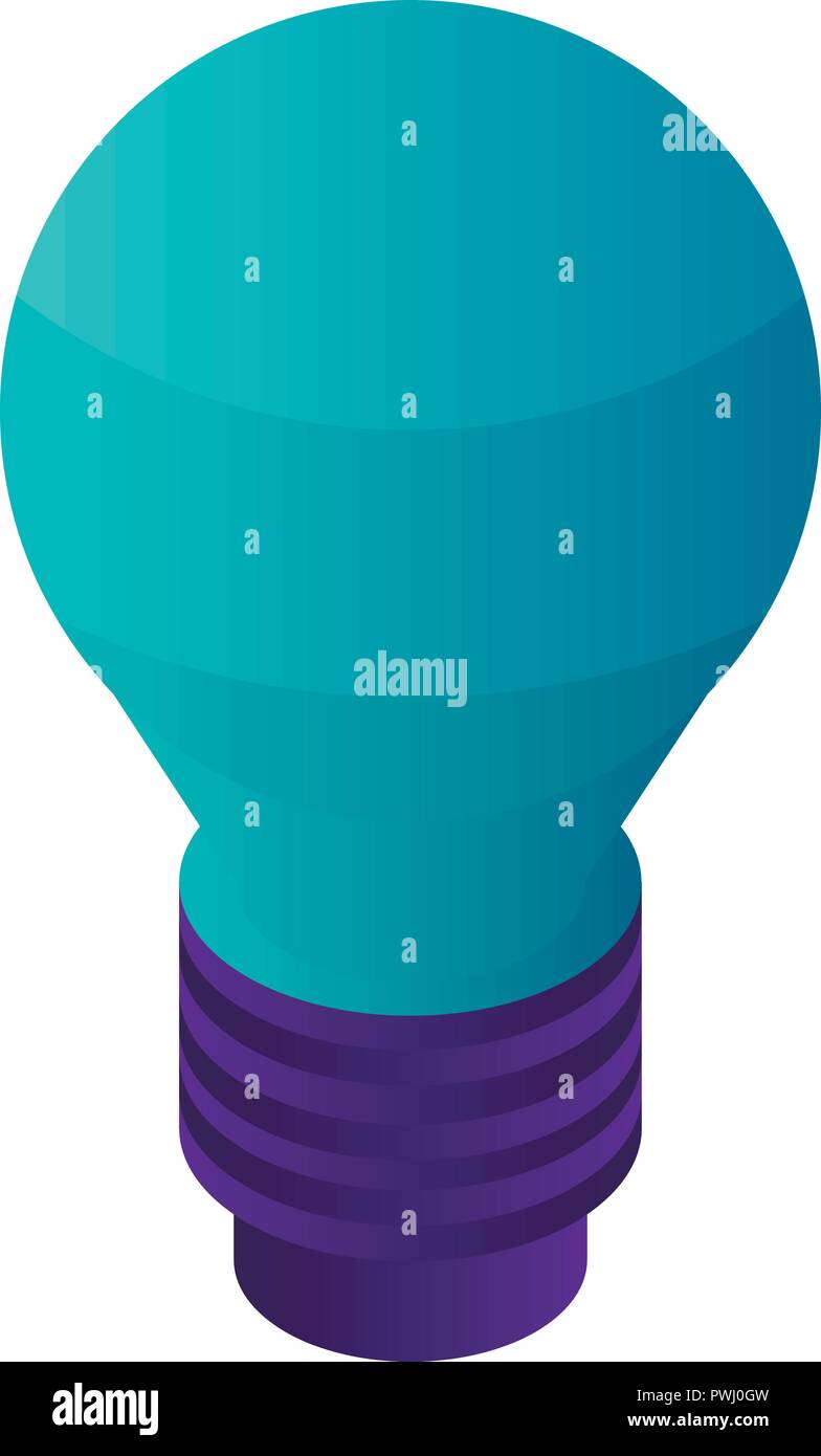 Shine light bulb isometric hi-res stock photography and images - Alamy