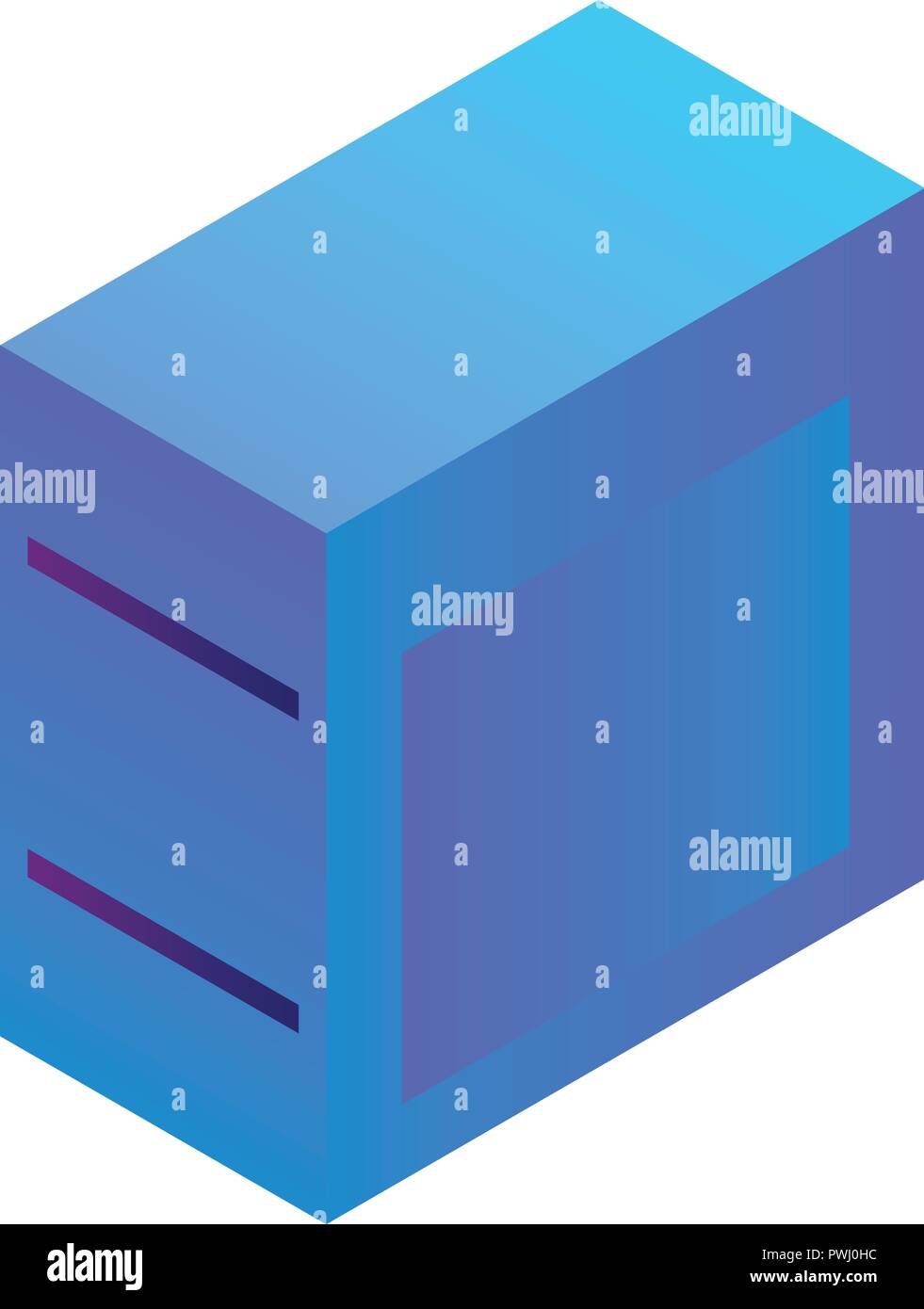 Desktop pc icon, isometric style Stock Vector Image & Art - Alamy