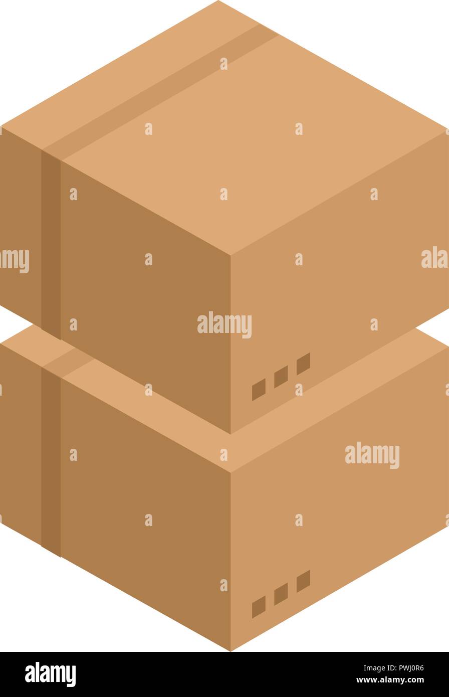 Double box gift Stock Vector Images - Alamy