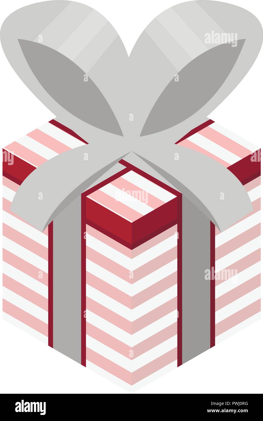 Holiday gift box packed Stock Vector Images - Alamy