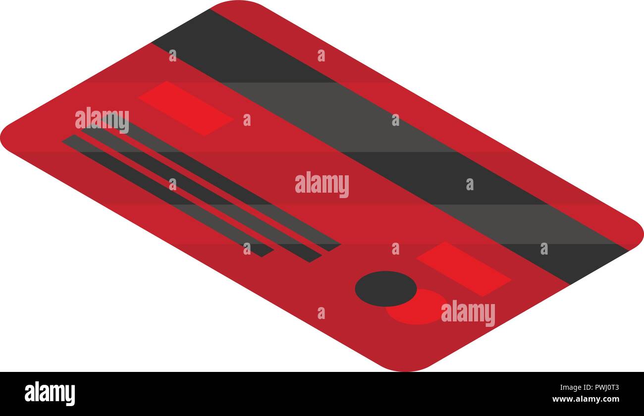 Front back red debit card Stock Vector Images - Alamy