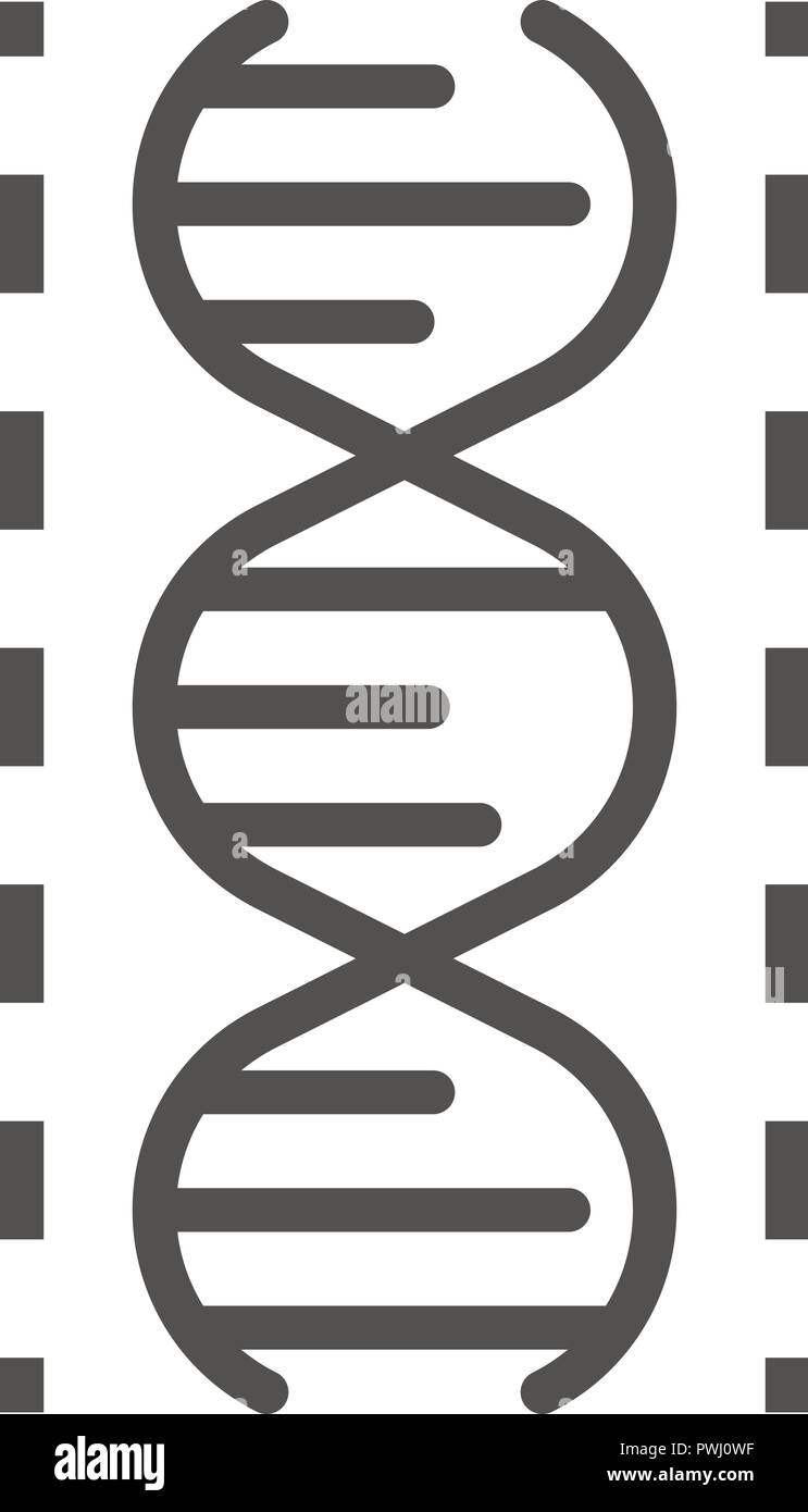 Dna icon, outline style Stock Vector Image & Art - Alamy
