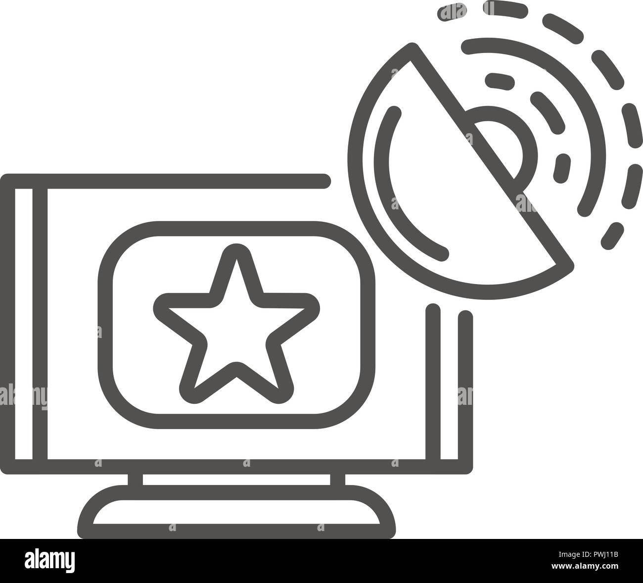 Satellite Tv Icon