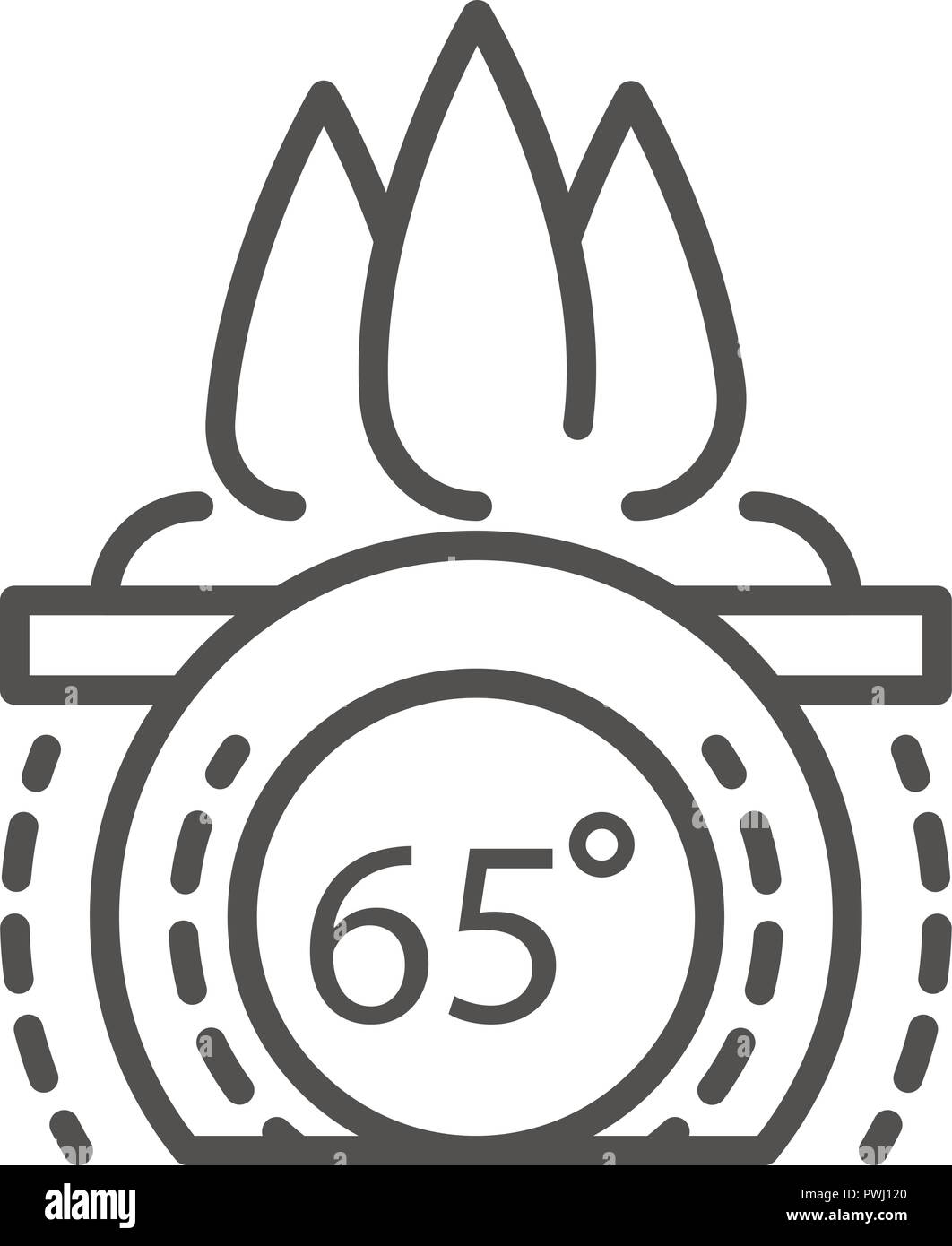 Fire smart control icon, outline style Stock Vector Image & Art - Alamy