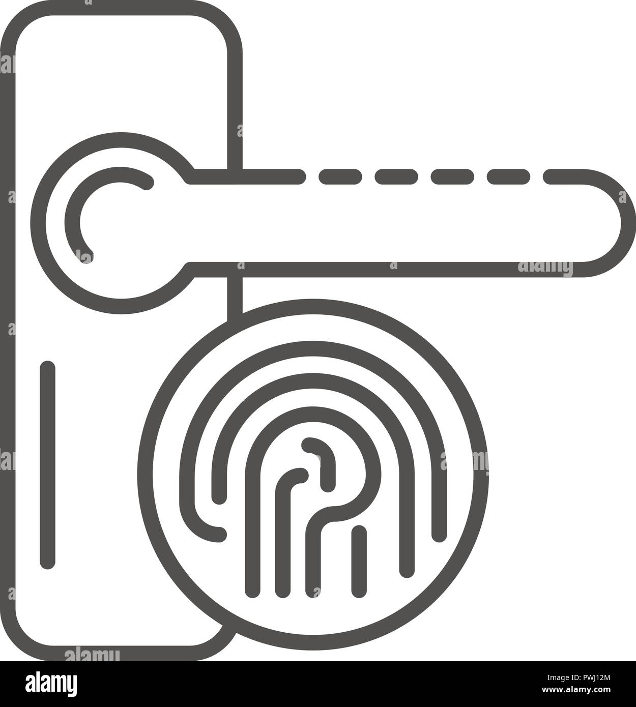 Fingerprint door lock icon, outline style Stock Vector Image & Art - Alamy Fingerprint door lock icon, outline style Stock Vector Image & Art - Alamy