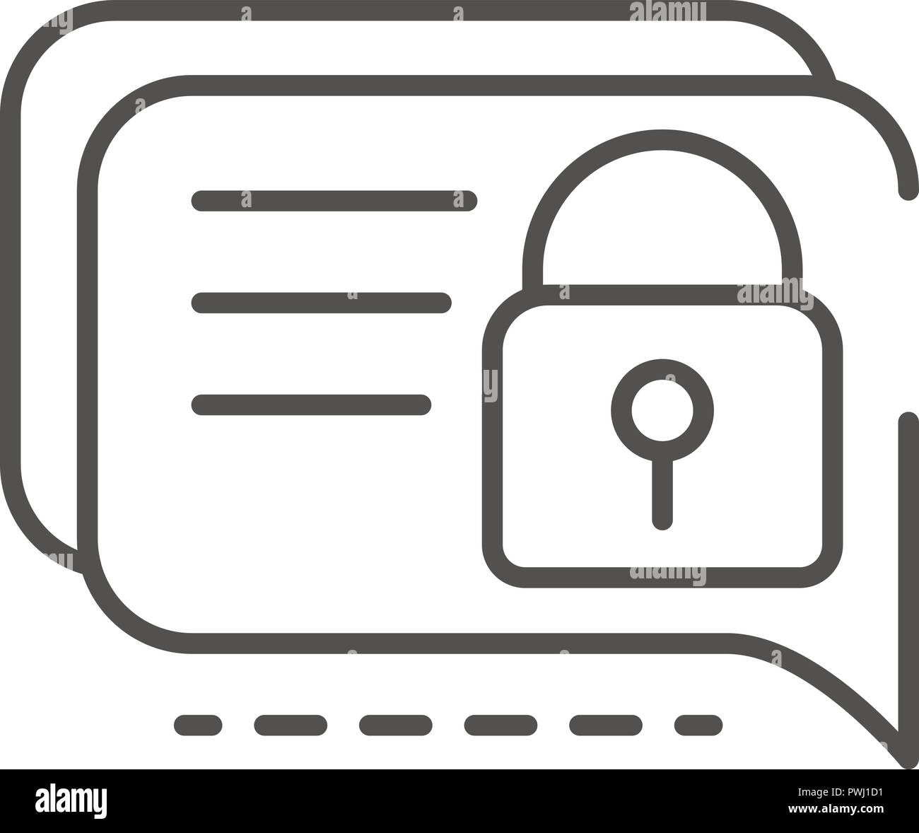 Security protected sticker Stock Vector Images - Alamy