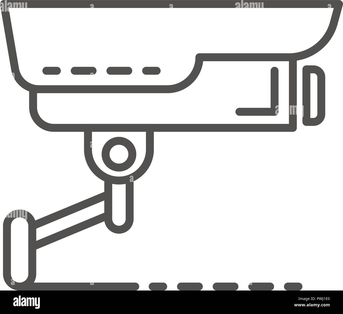 Security camera icon, outline style Stock Vector Image & Art - Alamy