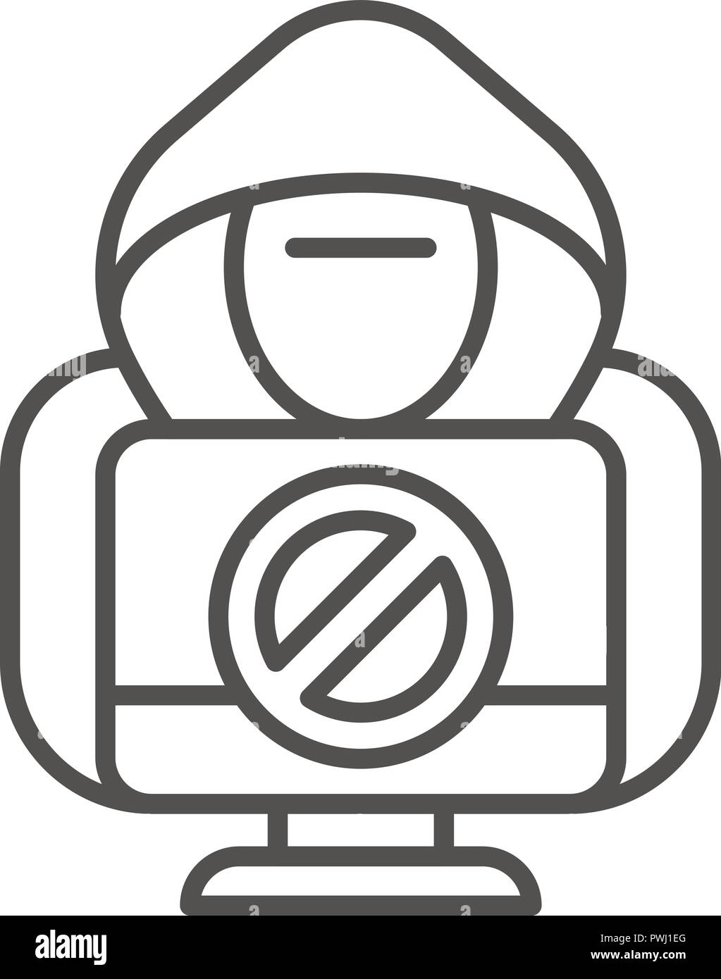 No spy hacker thief hi-res stock photography and images - Alamy