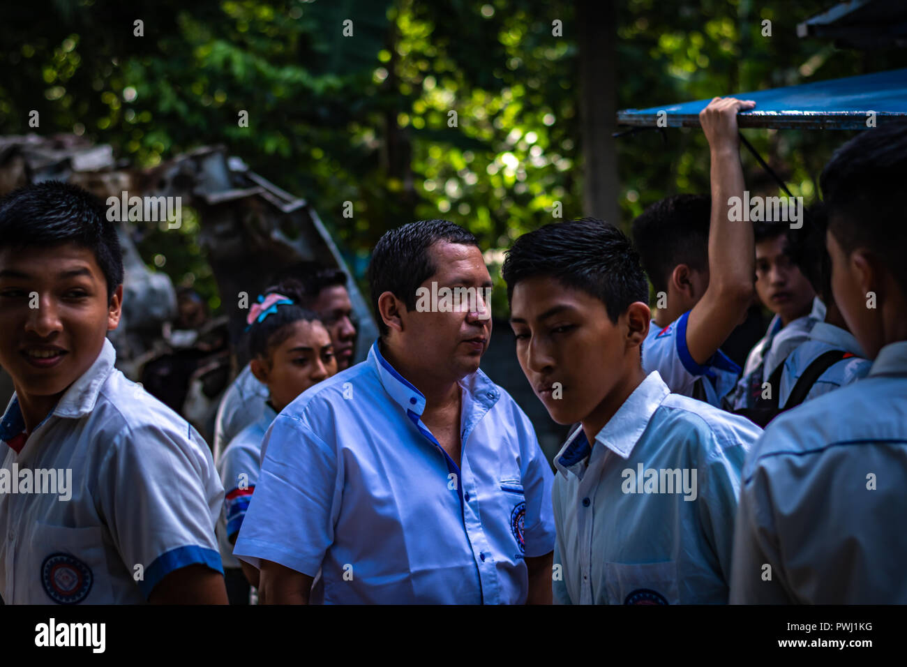professor helping students Stock Photo - Alamy