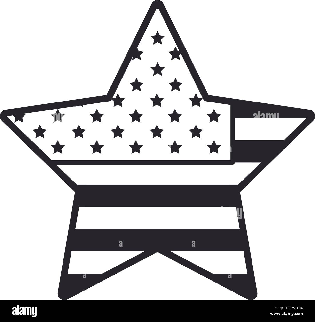 american star emblematic isolated icon Stock Vector Image & Art - Alamy