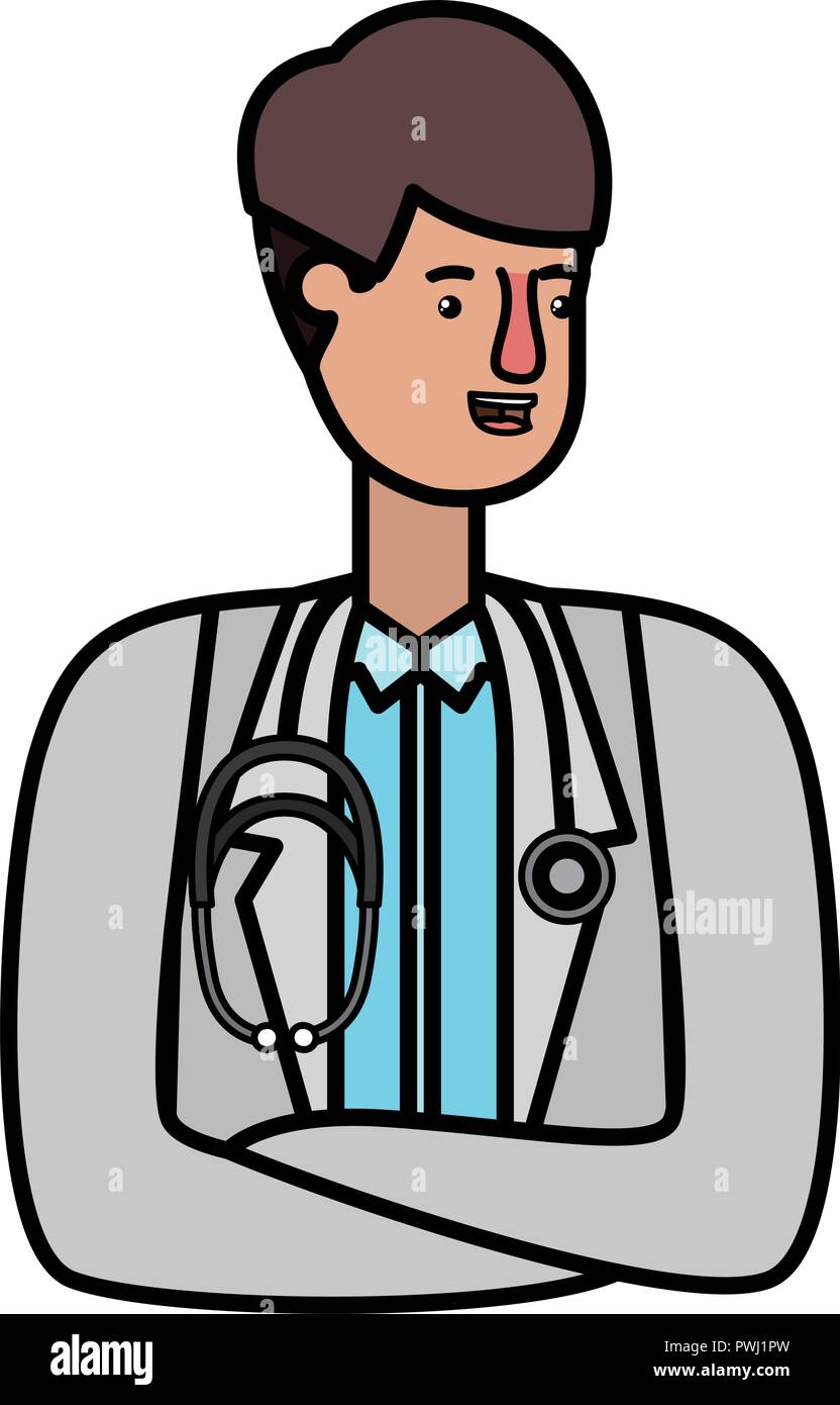 young man doctor avatar character Stock Vector Image & Art - Alamy